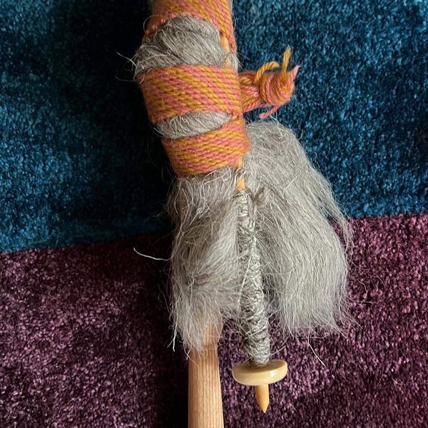 Oseberg Style Hand Distaff - Ash Wood Spinning Tool - Etsy