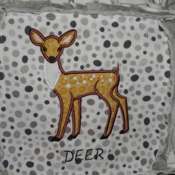 Deer Applique Embroidery Design Download for Embroidery Machine ...