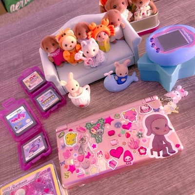 Cleffa Pink Friends Deco Sticker Sheet Cute Kawaii Aesthetic Nostalgia ...