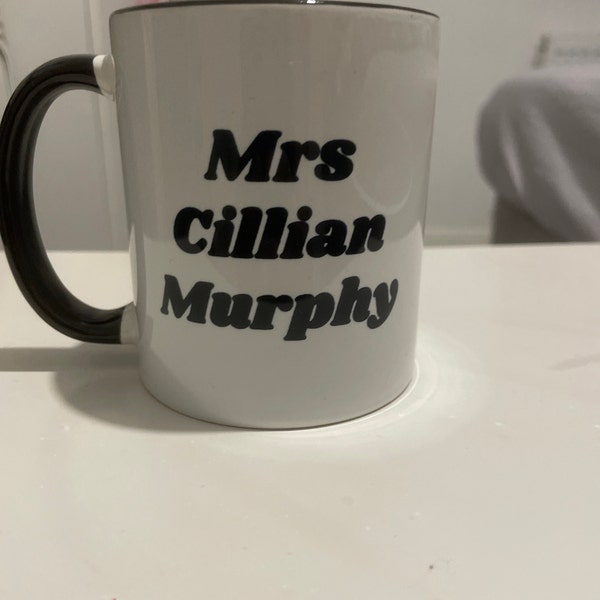 Mrs Cillian Murphy Celebrity Crush Mug | Celeb Wife Mug | Gift for Her ...