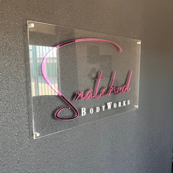 Unique Custom Made Business Sign for Your Company With Stand Offs ...