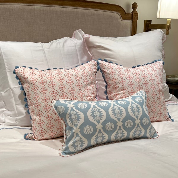 Vanessa Arbuthnott up the Garden Path Rectangular Cushion Cover Teal ...