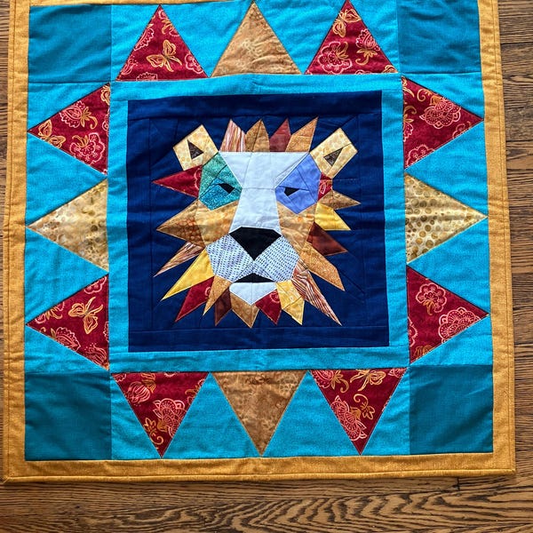 Dashing Lion FPP Quilt Pattern - Templates - Etsy