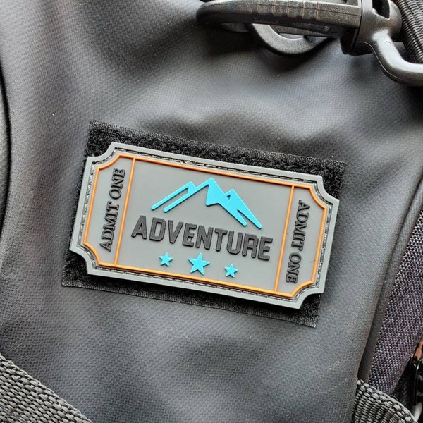 Adventure Ticket Patch - Etsy