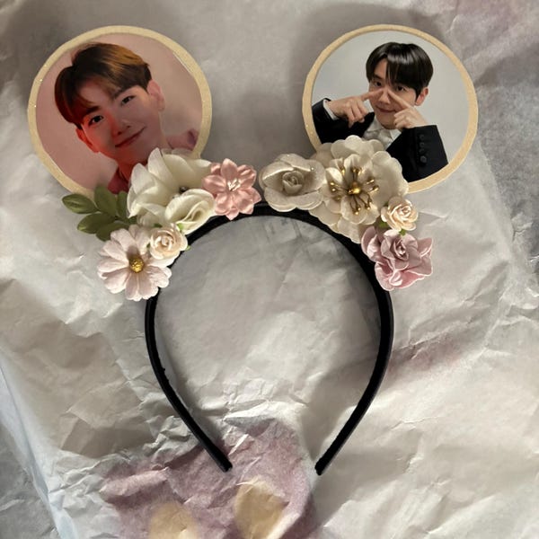 Custom Kpop Floral Headband - Etsy
