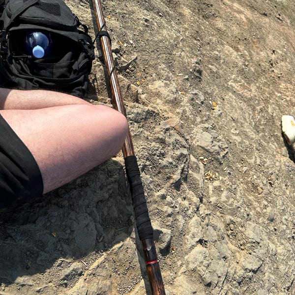 Cthulhu Quarterstaff Solid Oak Walking Stick Eldritch Horror Wood ...