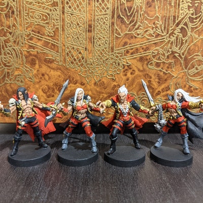 Vampire Fighter Mini Dnd Tabletop RPG Miniature D&D Figurines Fantasy ...