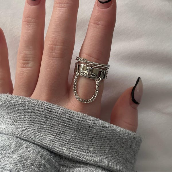 Retro Monkey King Gold Tightening Curse Open Ring Fashion Men and Women ...