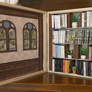 Miniature Printable Door Art Nouveau Style With Door Frame - Etsy