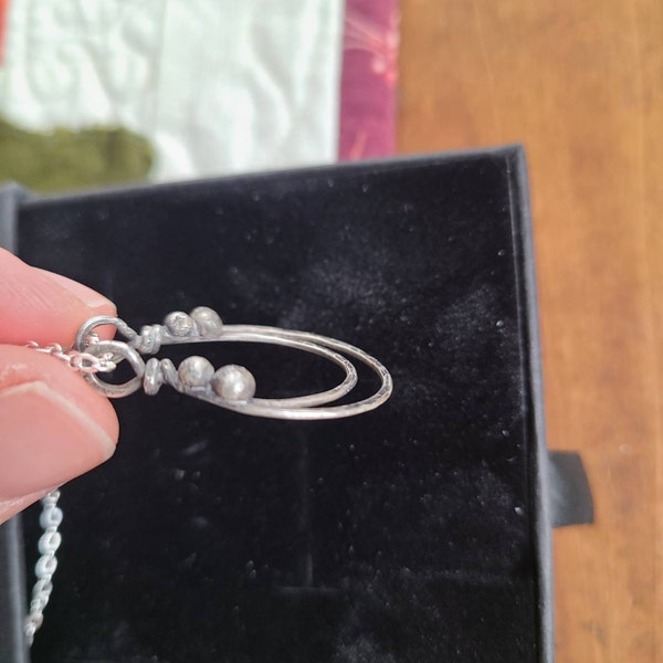 Attuned Hekate Snake Torch Double Sided Cresent Moon Pendant, 925 ...