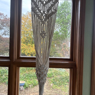 Macrame Feather PDF Pattern, DIY Macrame Leaf Macrame, Tutorial for ...
