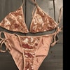 Sequin, Rose Gold, Sexy, Bling Bikini. Made to Order, Unique Swimwear ...