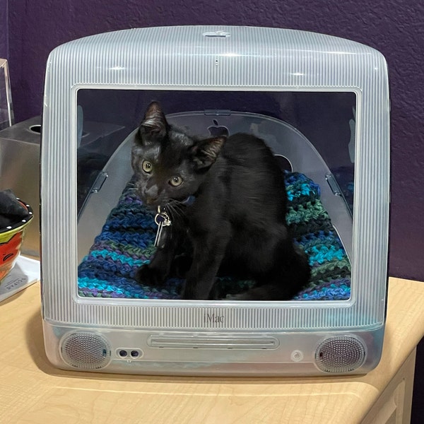 Apple Imac Gooseneck Clock Desk Lamp, Imac G3 Table Clock Lamp ...