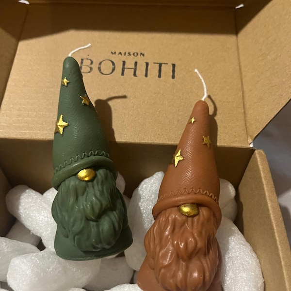 Gonk Christmas Candle: Handcrafted Soy Wax Gnome Candle - Etsy