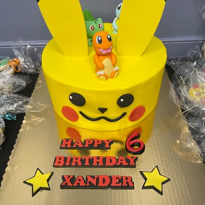 Ash Ketchum With Pokemon Pikachu Cake Topper.. Get Your - Etsy