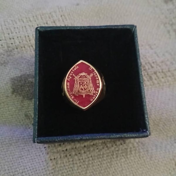 Custom Bishop Ring, Personalized Episcopal Seal Design, Seal of the ...