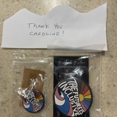 Inclusive Button or Magnet, Inclusivity, Trans Pin, Trans Button, We ...