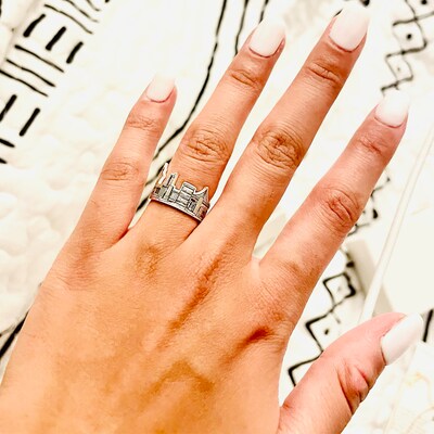 Custom City Ring Cityscape Ring Travel Ring Skyline Ring Statement Ring ...
