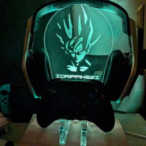 Game Streaming Personalised Name Display Twitch Streamer Edge Lit ...