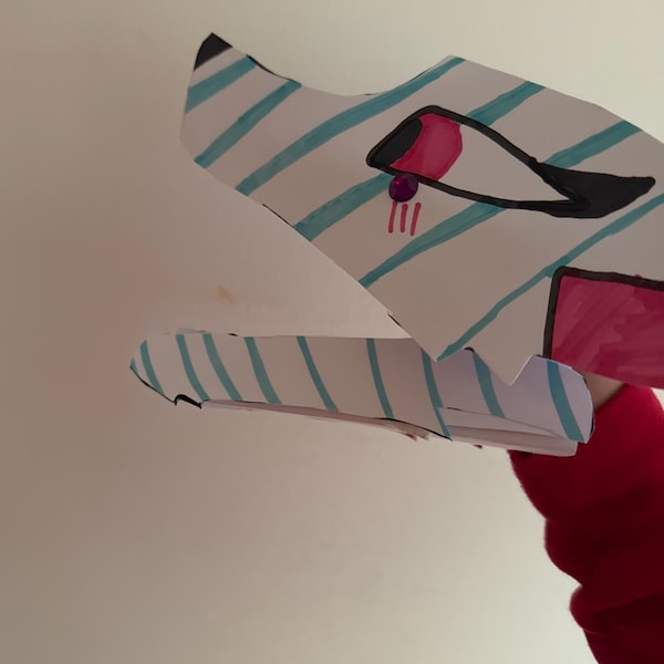 Paper Dragon Puppet Builder Kit. Tiktokdragon as Seen on Tiktok Paper ...