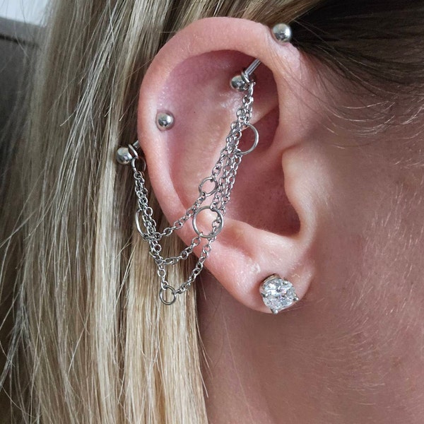 Industrial Barbell, Industrial Piercing, Jewelry, Industrial Bar ...