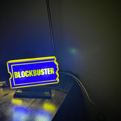 Blockbuster Lighted Sign - Etsy