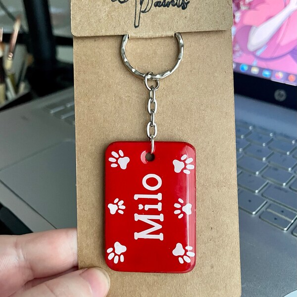 Keychain Display Card SVG, Key Fob Display Card, Keyring Card DXF, Bow ...