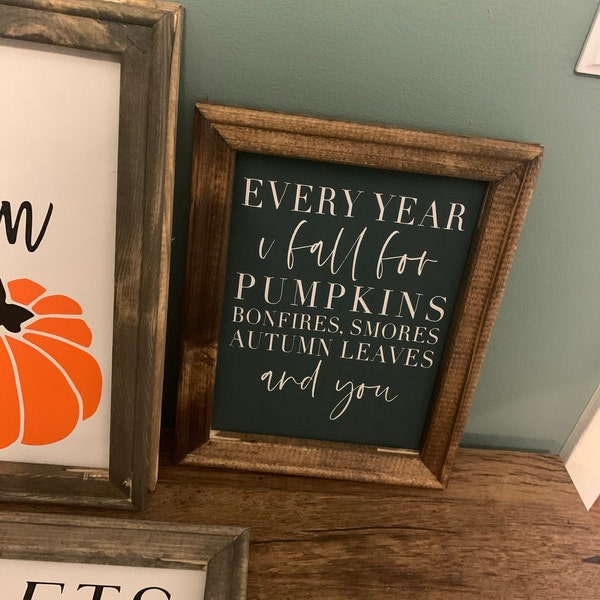 Every Year I Fall for Pumpkins, Bonfires, Smores, Autumn Leaves, and ...