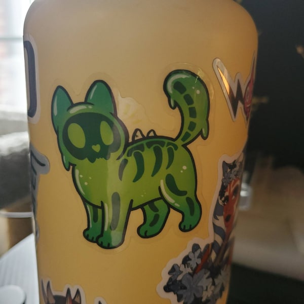 Slime Cat - Shadowlands World of Warcraft Vinyl Weatherproof Clear ...