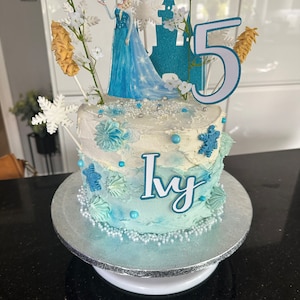 Frozen Elsa Cake Topper Bundle - Etsy