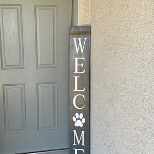 Front Porch Welcome Sign 5 Foot Welcome Sign 4 Foot - Etsy