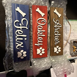 Pet Name Sign 3D Pet Name Sign Custom Pet Name Sign - Etsy