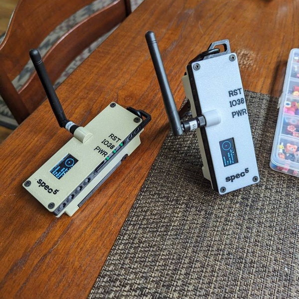 Spec5 Tactical Green PETG Enclosure Case for Meshtastic Lilygo T-beam ...