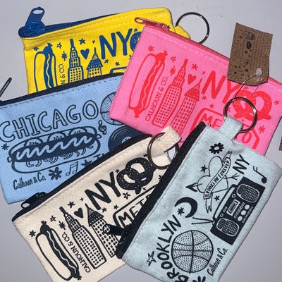 Brooklyn New York Tote Bag With Zipper Closure BKLYN Design Reusable ...