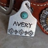 Stamped Leather Claw Clip for Hair - Country & Western Style - Etsy