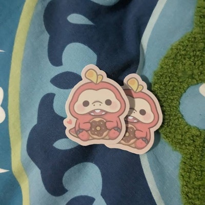 Cute Garden Dino Stickers Cute Dinosaur Sticker Green Thumb - Etsy