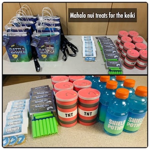 Gamer Party Treat Bag Topper Video Game Party Gaming Candy - Etsy