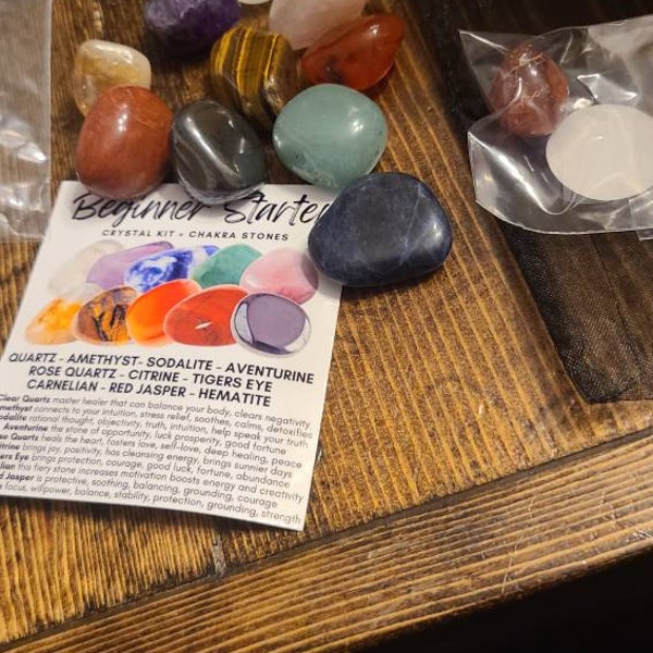 Beginner Crystal Set | Crystal Starter Kit - 10 Tumbled Polished ...