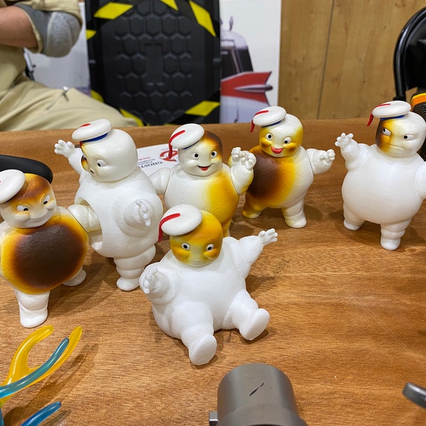 Mini Puft Stay Puft Set of 3 Ghostbusters With Heads - Etsy