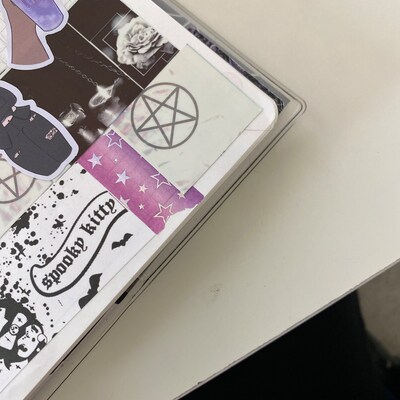 Night Angel Digital Stickers Aesthetic Goth Stickers 45 Transparent ...