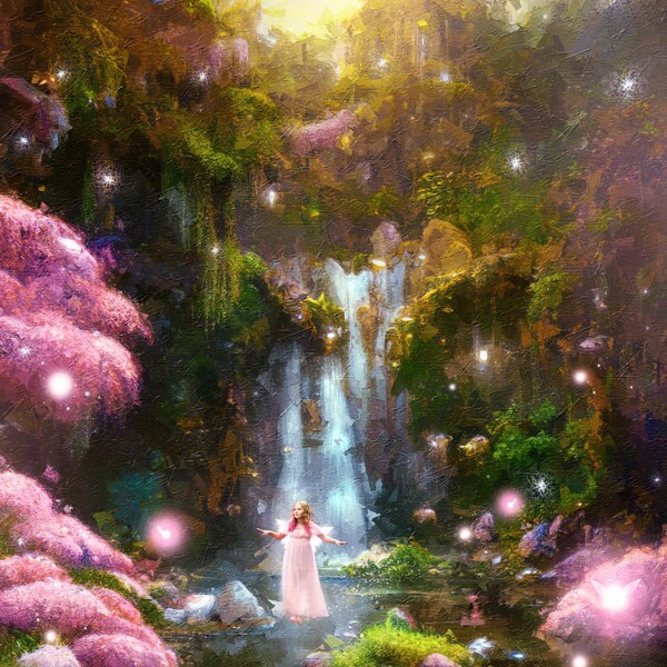 10 Fine Art Fairytale Lagoon Digital Backdrops | Fantasy Overlays ...