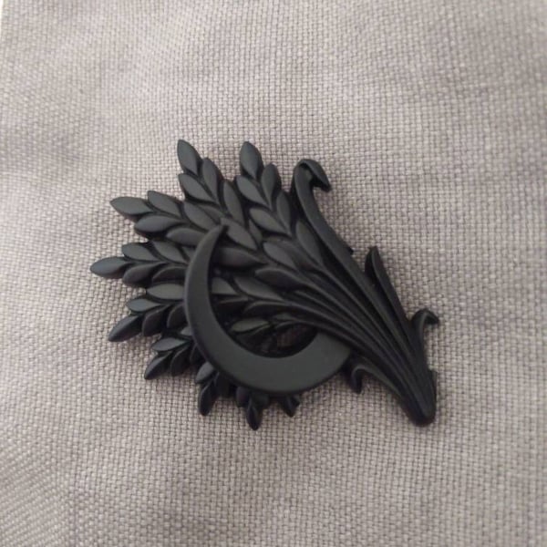 Reproduction Victorian Sentimental Mourning Bog Oak Brooches, Your ...