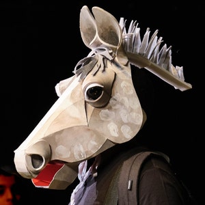 Horse Head Costume mask Pattern - Etsy