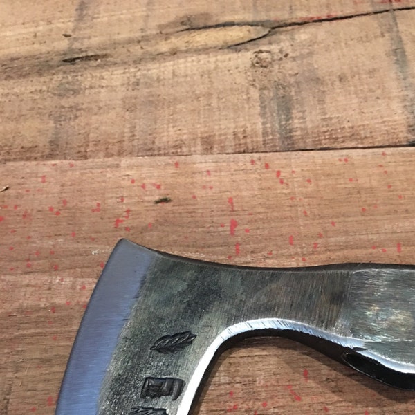 Forged Handmade Viking Style Steel Sickle Blade Blank Axe Head Throwing ...