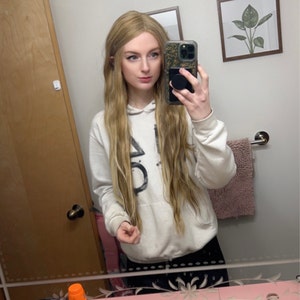 LIGHT BLONDE Lace Front Wig Messy Waves Wavy Fairycore - Etsy