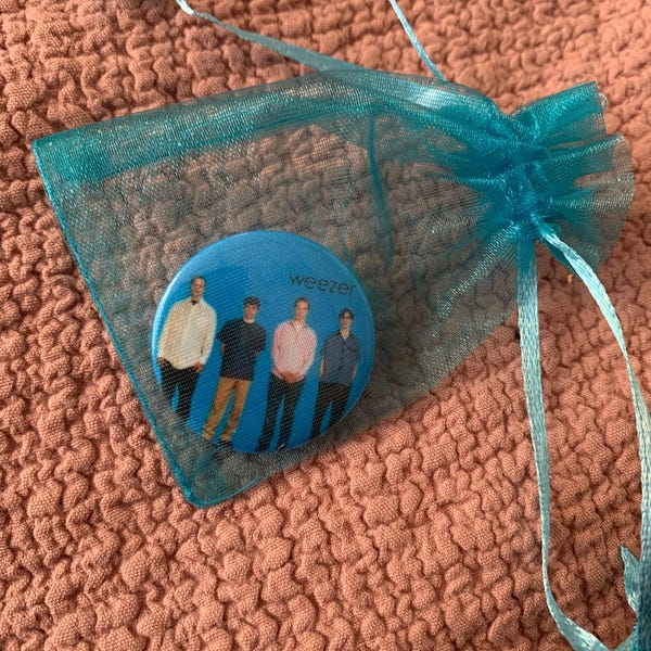 Weezer 1 1/2" Pinback Buttons (custom Made) - Etsy