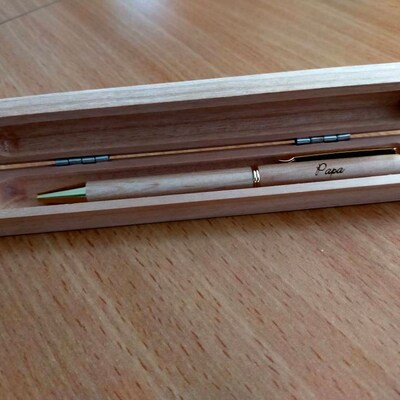 Custom Pen, Personalized Box With Text Name Engraved, Personalization ...