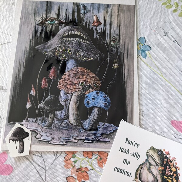 The Fungi Freaks, Spooky Mushrooms, Creepy Cottagecore, Macabre ...
