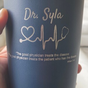 Personalized Engraved YETI® 20oz or Polar Camel 20oz Doctor | Etsy