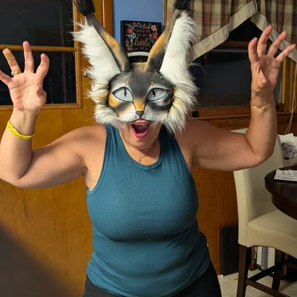 Forest Raccoon Mask | High Quality Masks for Therian | Forest Style ...